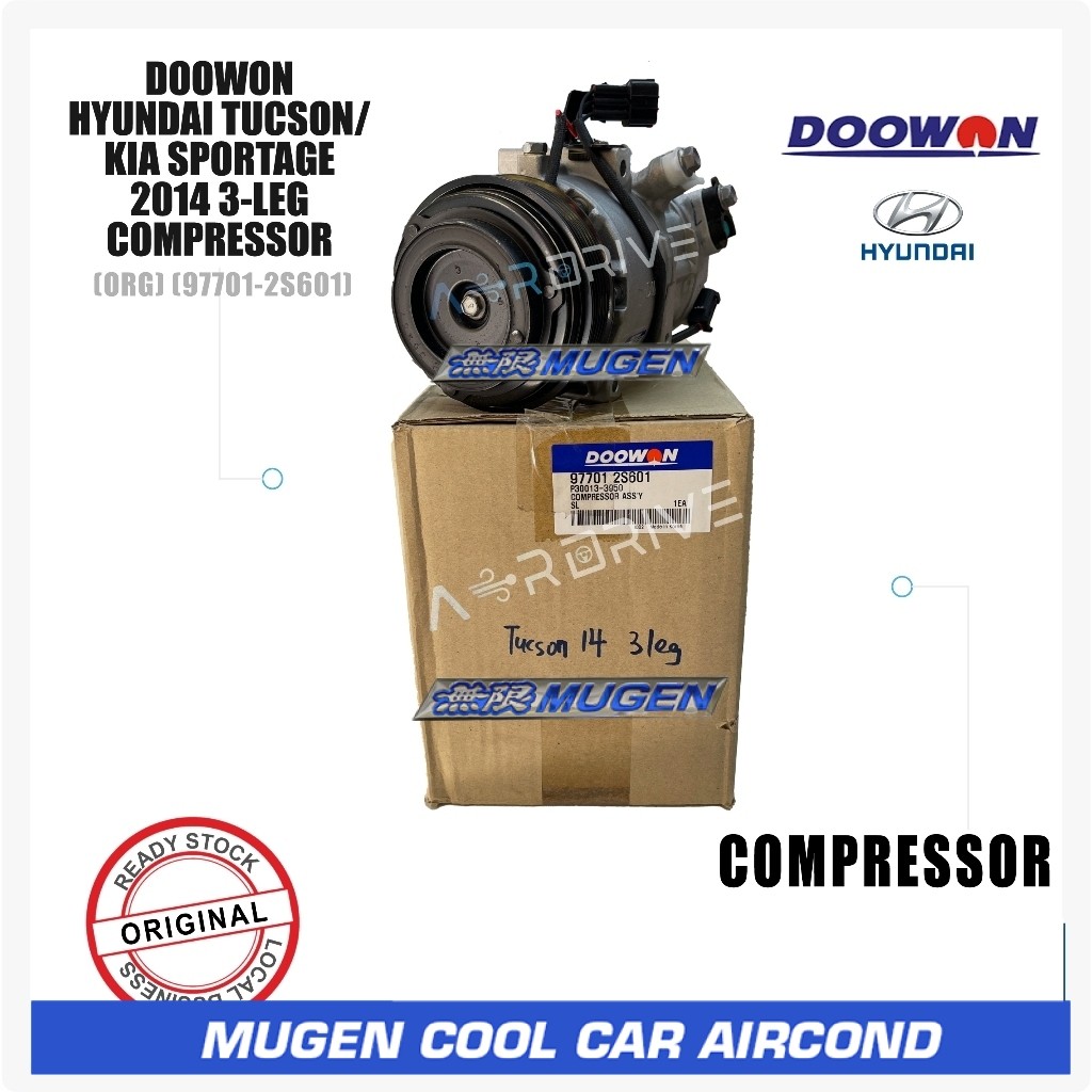 MGC DOOWON ORIGINAL HYUNDAI TUCSON /KIA SPORTAGE 2014 3-LEG COMPRESSOR ...