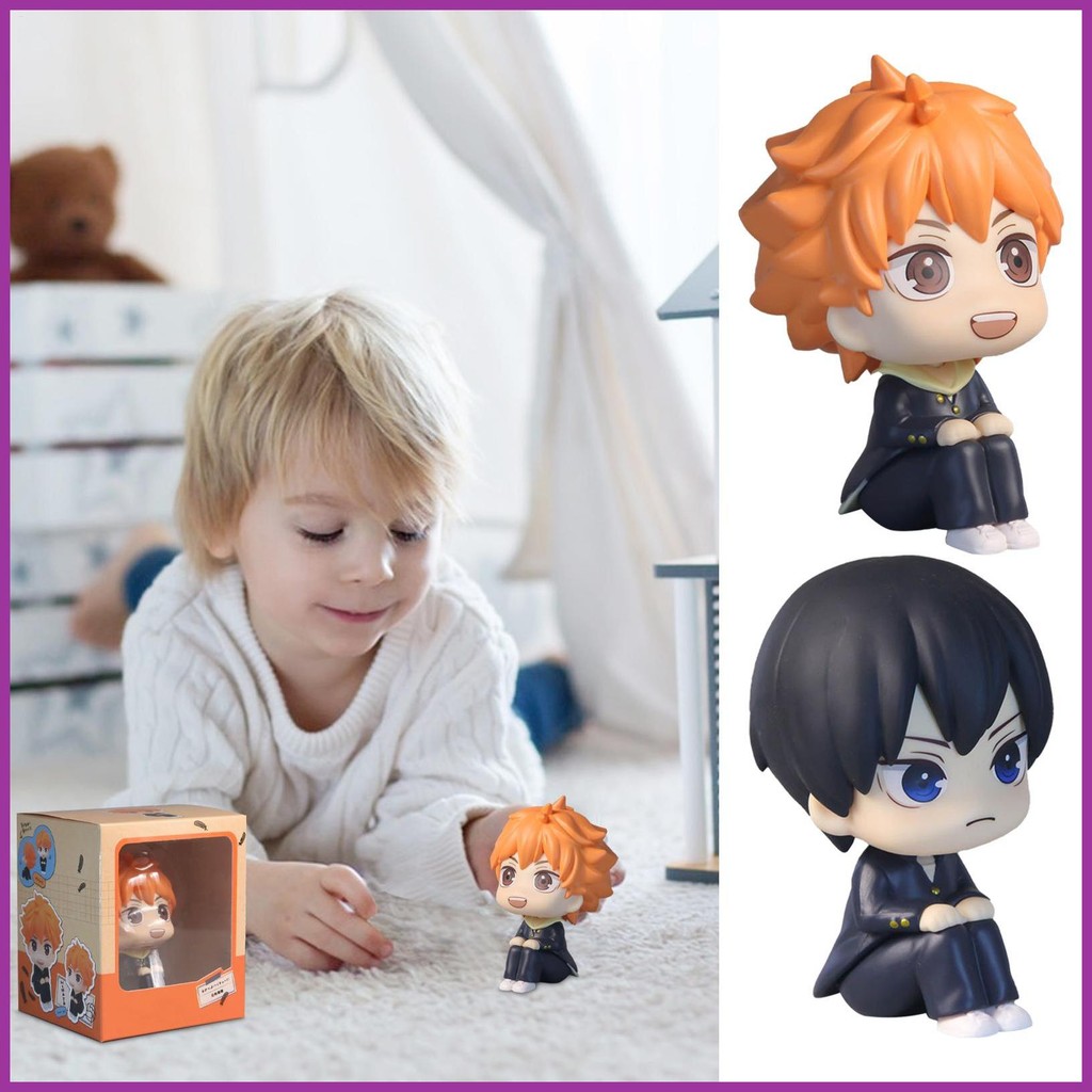 Haikyu Anime Figurine Model Figurines Cartoon Kawaii Cute Shoyo Hinata ...