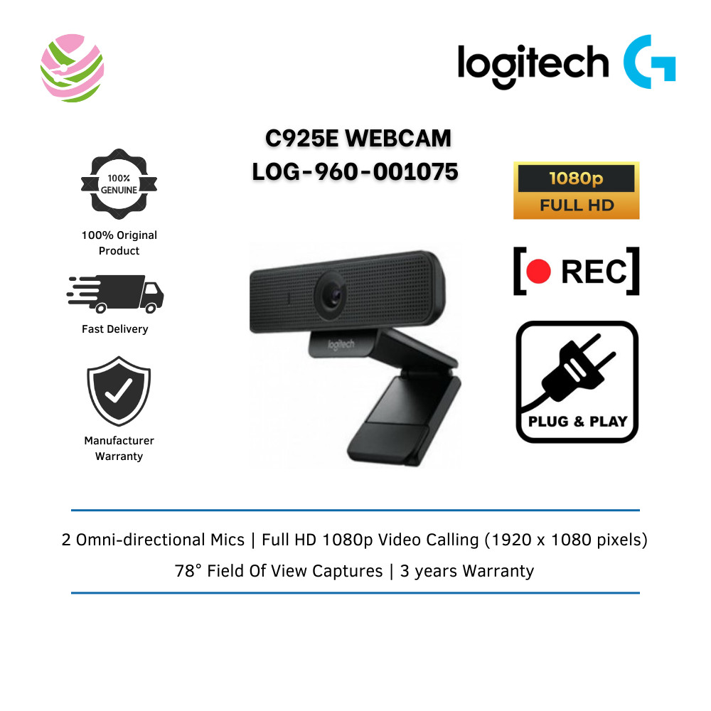 Logitech C925E Business Webcam (960-001075) | Shopee Malaysia
