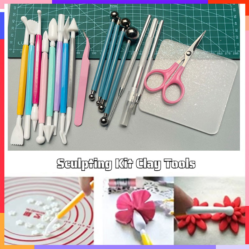 Clay Tools Set Sculpting Kit Ceramic Polymer Shapers Carved DIY Tool ...