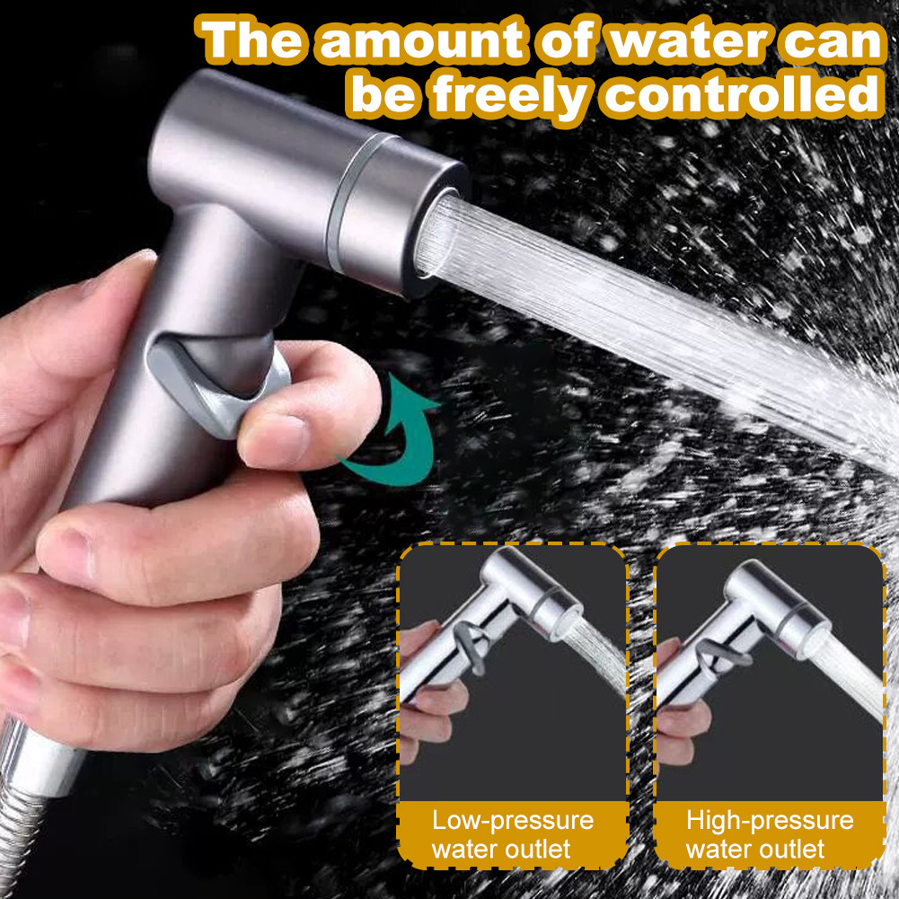 Handheld Bidet Spray Stainless Steel Adjustable Douche Spray Head with ...