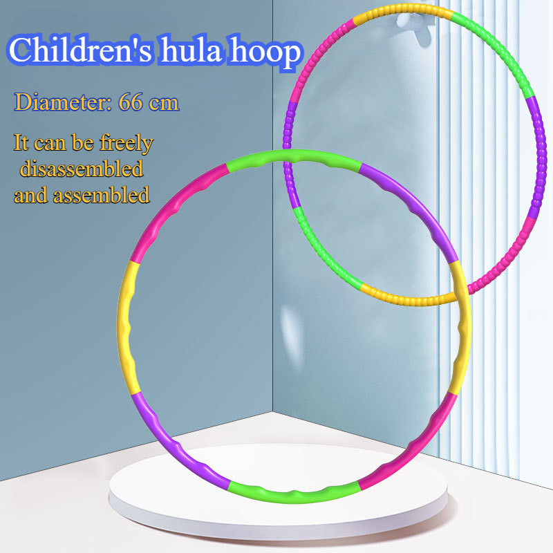💜Gelung Hula 65cm Colorful Demountable Hula Hoop Hula Hoop Fitness ...