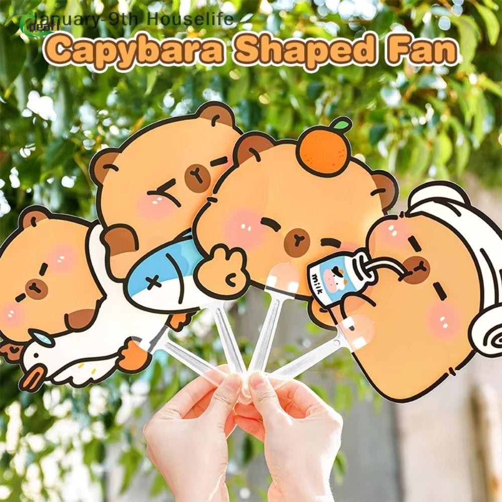 PEARL Capybara Fan, Summer Use Student Design Cooling Fan, Mini Cute ...