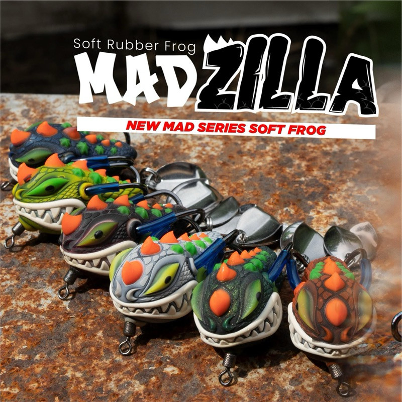 EXP MADZILLA SOFT FROG JUMP FROG KATAK TOMAN HARUAN LURE UMPAN KATAK ...