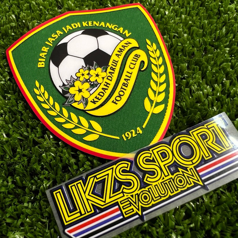 Kedah Fc 3D Logo TPU Rubber Logo Silicone Heat Transfer Logo Embossed ...