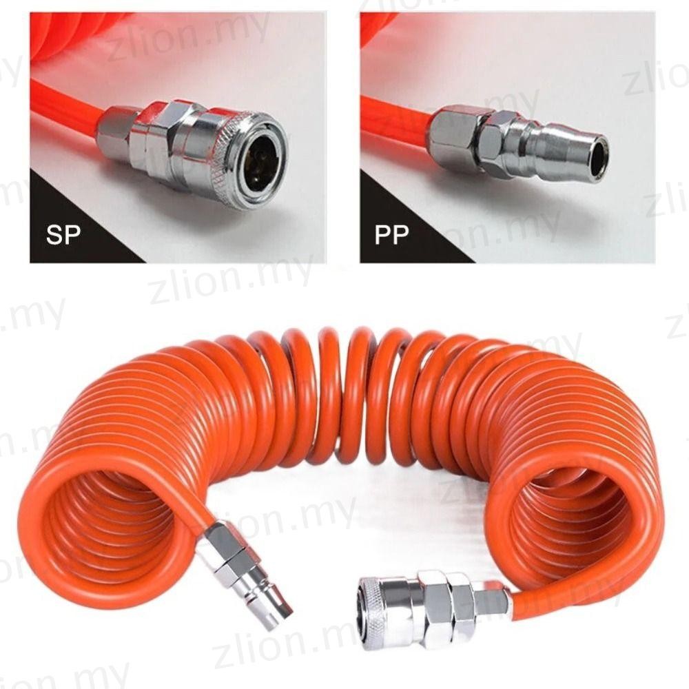 ZLION PU Air Compressor Hose, With Connector Flexible Air Compressor ...