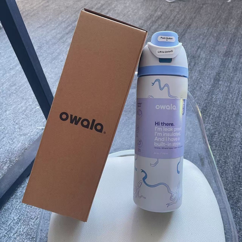 Owala Bow Thermos Cup Bomb Lid Cup Stainless Steel Water Cup 24oz, 32oz ...