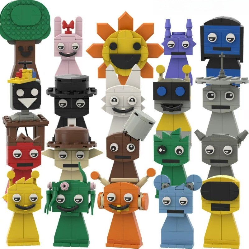 40 Model Sprunki Incredi Building Blocks Toys Set Children's ...