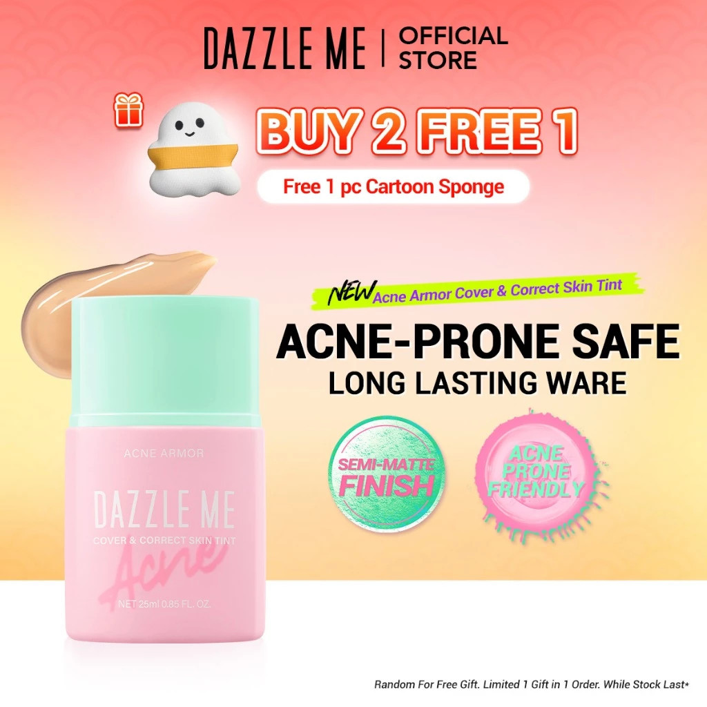 [NEW!!] DAZZLE ME Acne Armor Cover & Correct Skin Tint SPF 35 PA++ ...