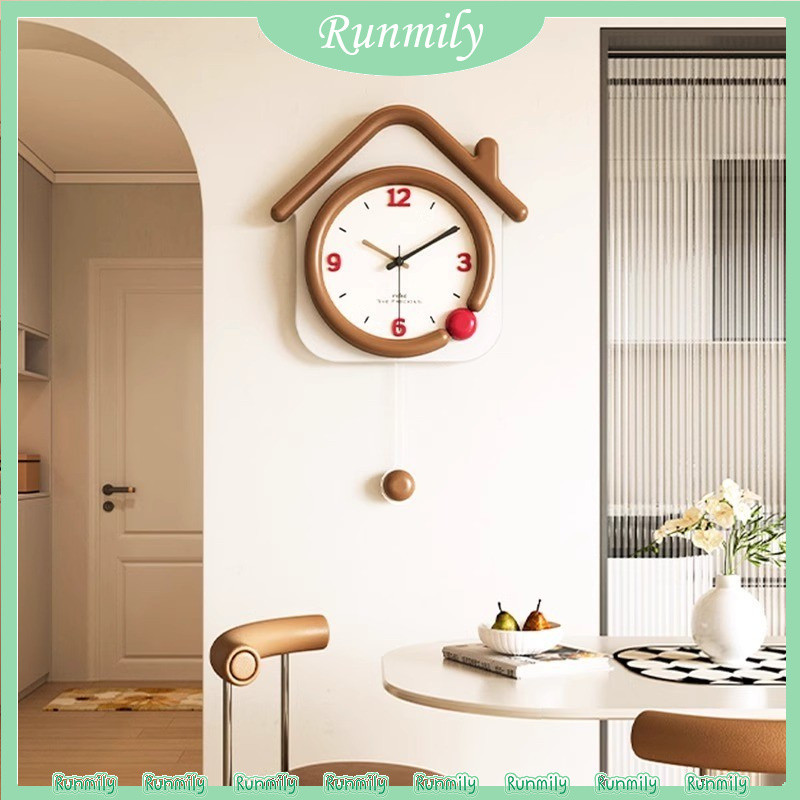 Luxury Vintage House Wall Clock Home Decor Creative Minimalist Silent ...