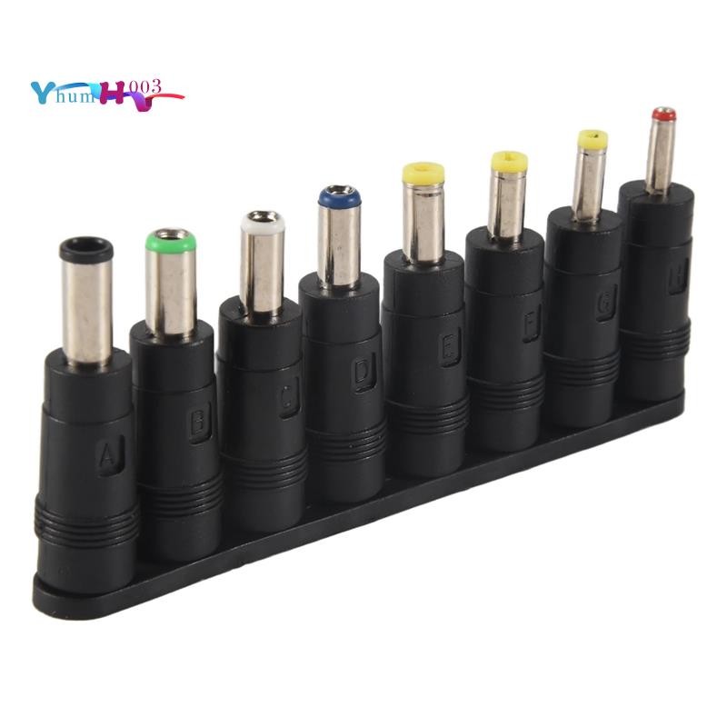 Universal 1 set = 8pcs / set 5pin Jack Plugs DC for Laptop AC Power ...