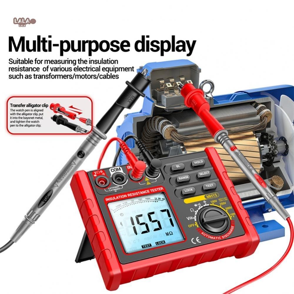 Insulation Resistance Tester with Four Test Voltages 100V to 1000V MH15 ...