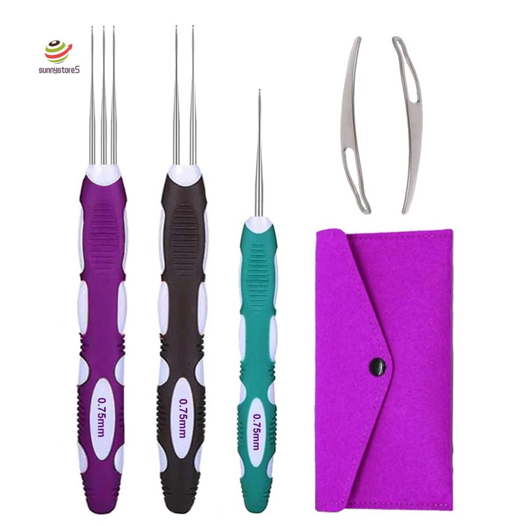 Dreadlock Crochet Needle Tool Hair Crochet Hooks Dreadlock Crochet with ...