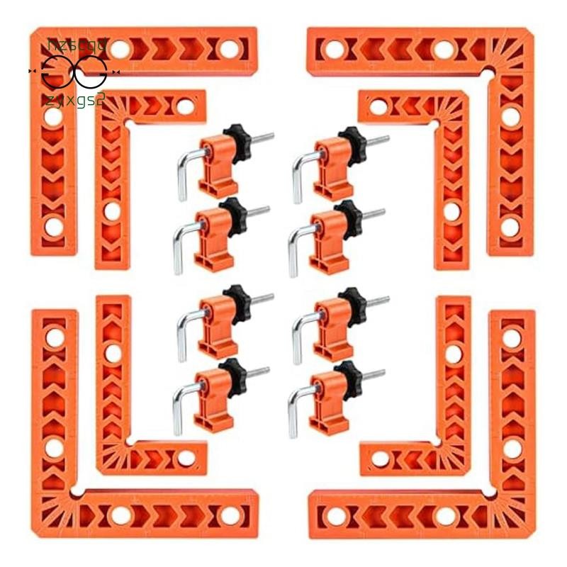 1 Set 90 Degree Clamp Positioning Squares Corner Clamps Woodworking ...
