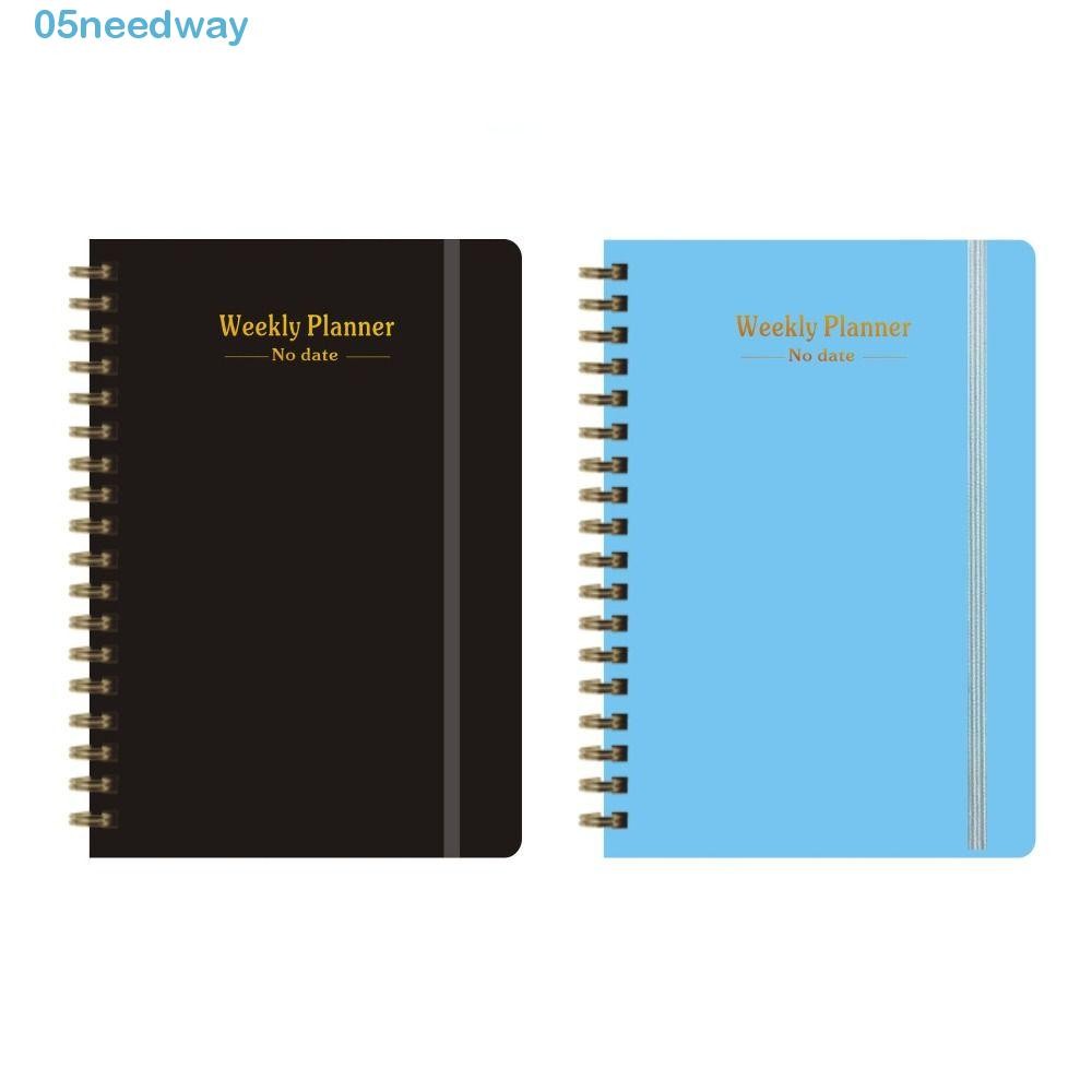 NEEDWAY Weekly Planner, A5 No Date Weekly Schedule Book, Stationery ...