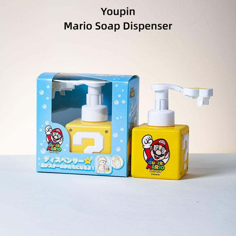 Youpin Mario Cartoon liquid soap dispenser 450ml Bubble Press hand ...