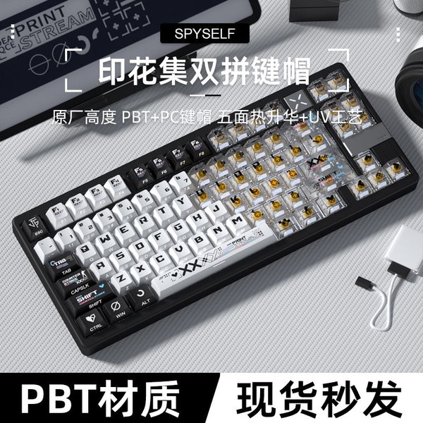 keycap anime sa keycap Printed Key Cap Side Engraved Transparent Double ...