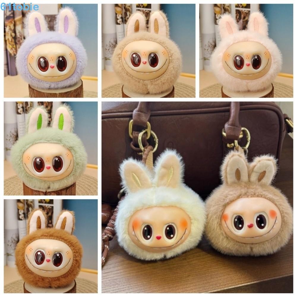 TOBIE Labubu Plush Keychain, PP Cotton Comfortable Labbubu Figure ...