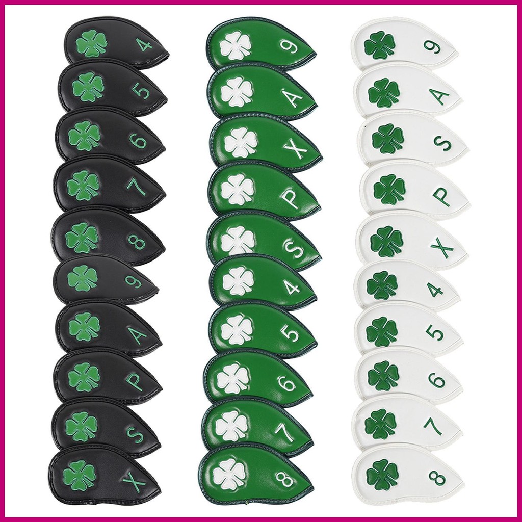 Golf Iron Headcovers 10X Wedge Golf Club Head Covers Portable PU ...