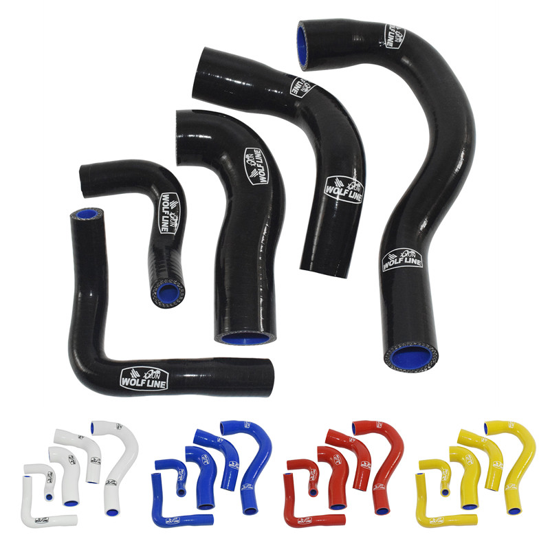 5pcs Radiator Hoses Water Coolant Tube Silicone Pipes For Yamaha MT-09 ...