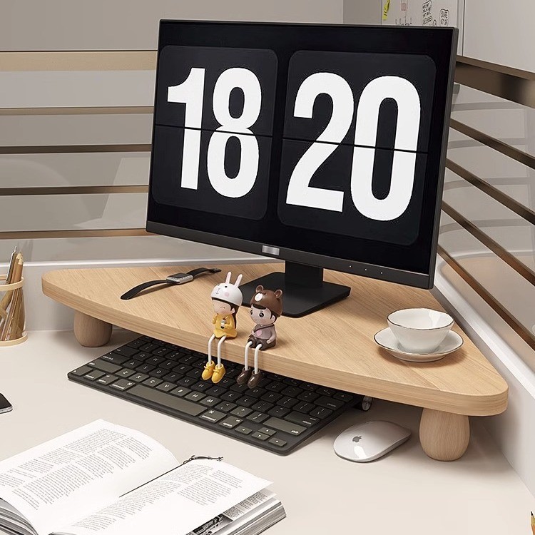 Corner Computer Elevated Rack Household Desktop Monitor Stand Office ...