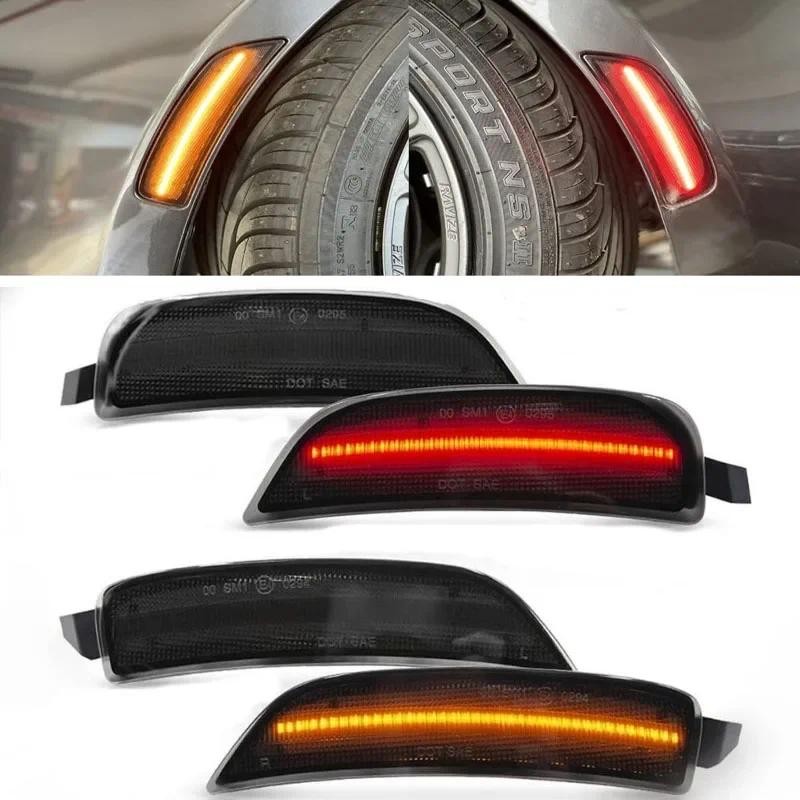 For 2016-2022 Mazda Miata MX-5 Clear Smoked LED Bumper Side Marker ...