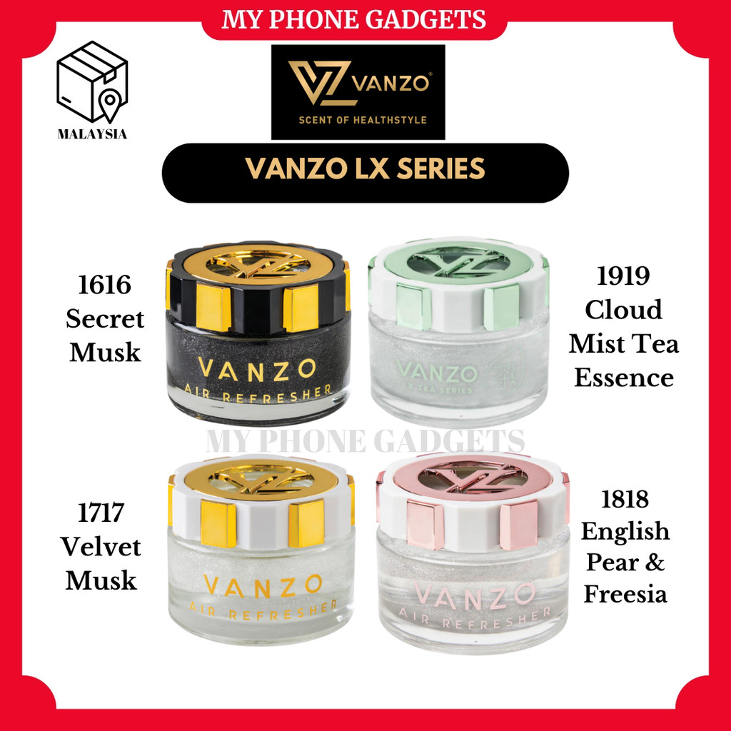 VANZO LX Dashboard SERIES 1919 Cloud Mist Tea Essence 1616 Secret Musk ...