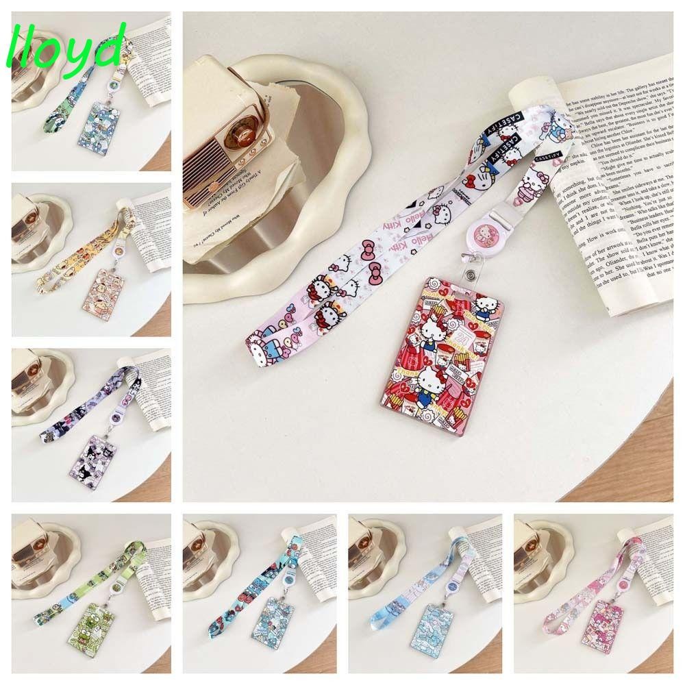 LLOYD Kitty Cat Card Holder, Cartoon Card Case KT Cat Cinnamoroll ...