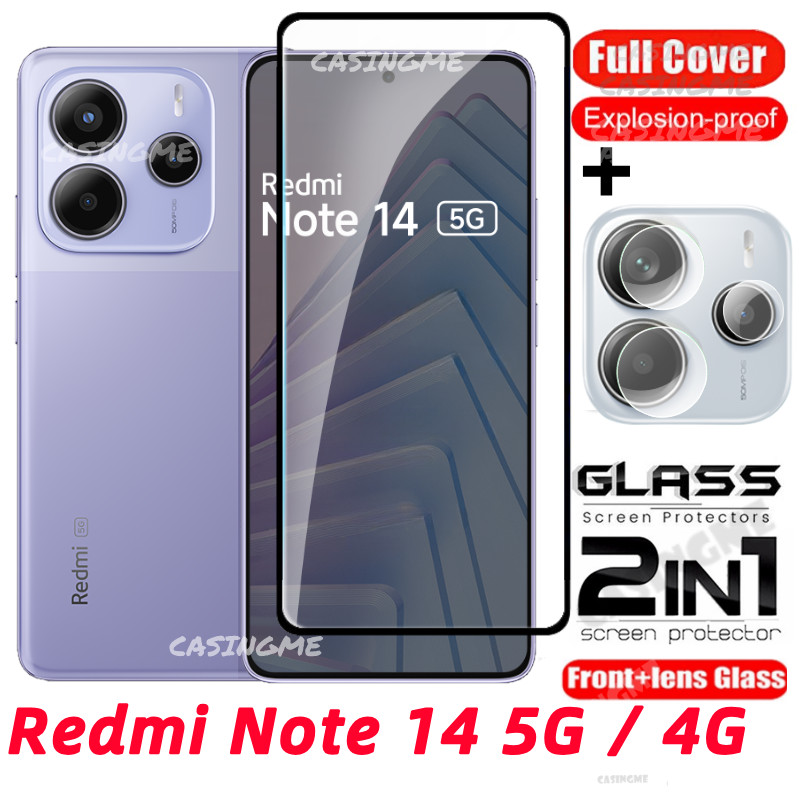 Redmi Note 14 5G 2025 Screen Protector Transparent Full Cover Film For ...