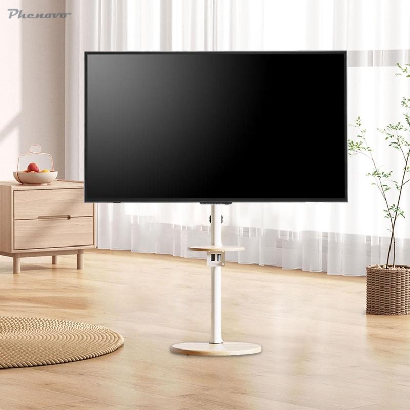 [Colaxi1ddMY] Television Stand Stand Rotating TV Floor Stand Sturdy ...