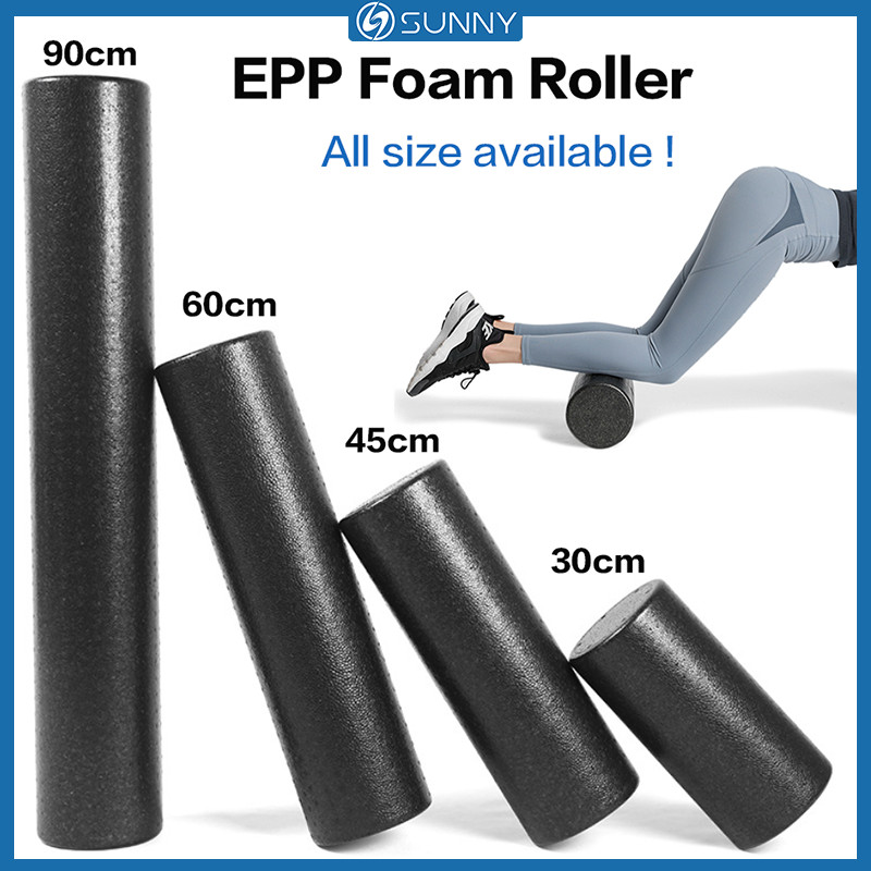 SunnyFit Foam Roller EPP Yoga Roller 90CM Deep Tissue Massage Roller Fitness Gym Exercise Roller ...