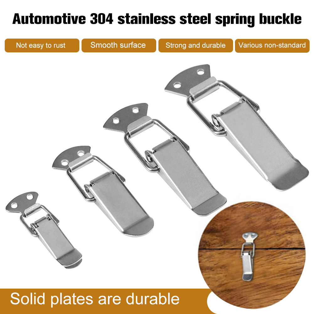 Universal Car Bumper Bonnet Lock Clip Snap Lock Stainless Steel Klip ...