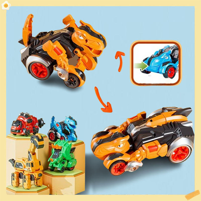 Dinosaur Transformation Truck Education Toy Truck Set Toys for Kids ...