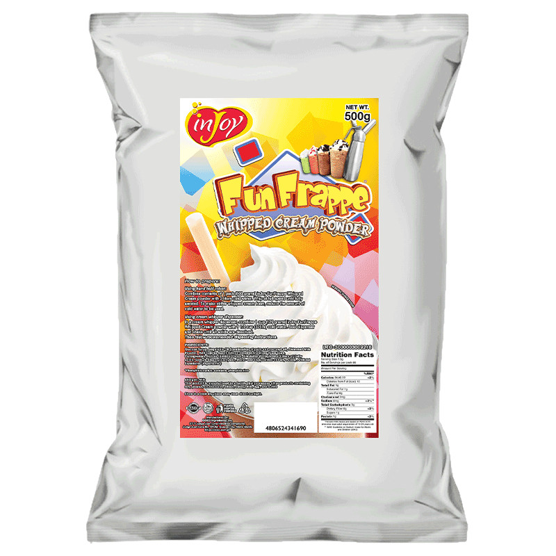 Fun Frappe Whhipped Cream Powder Mix 500g ( inJoy Brand ) | Shopee Malaysia