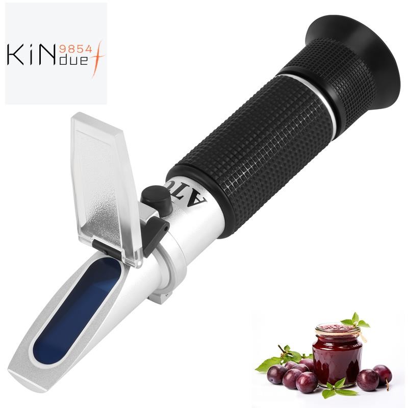 Refractometer with ATC Dual Scale Specific & Hydrometer in Wine Making ...