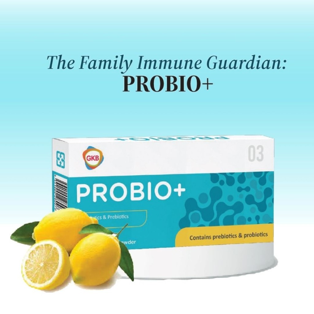 GKB Probio+ Rumusan Probiotik & Prebiotik 3g x 30 Sachets Probiotic ...