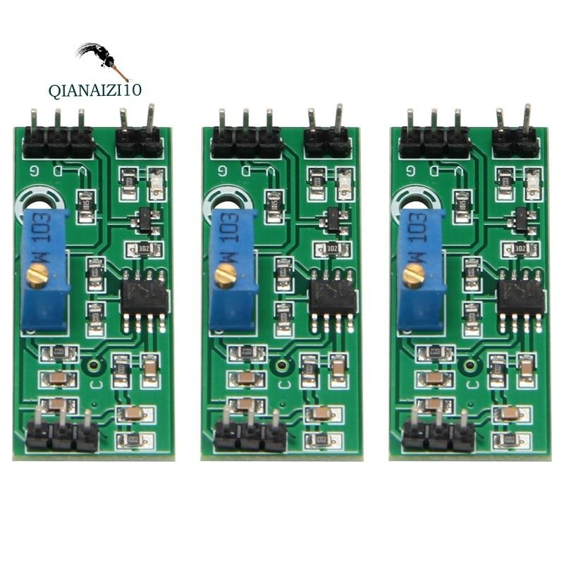 3Pcs LM393 3.5-24V Voltage Comparator Module with LED Indicator High ...