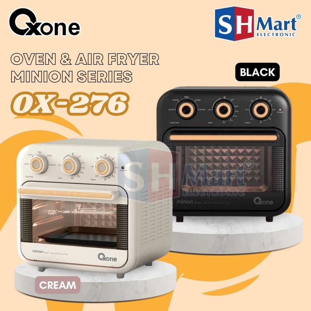 Oxone 16 Liter Electric Oven OX276 Retro Mini Oven & Air Fryer Minion ...