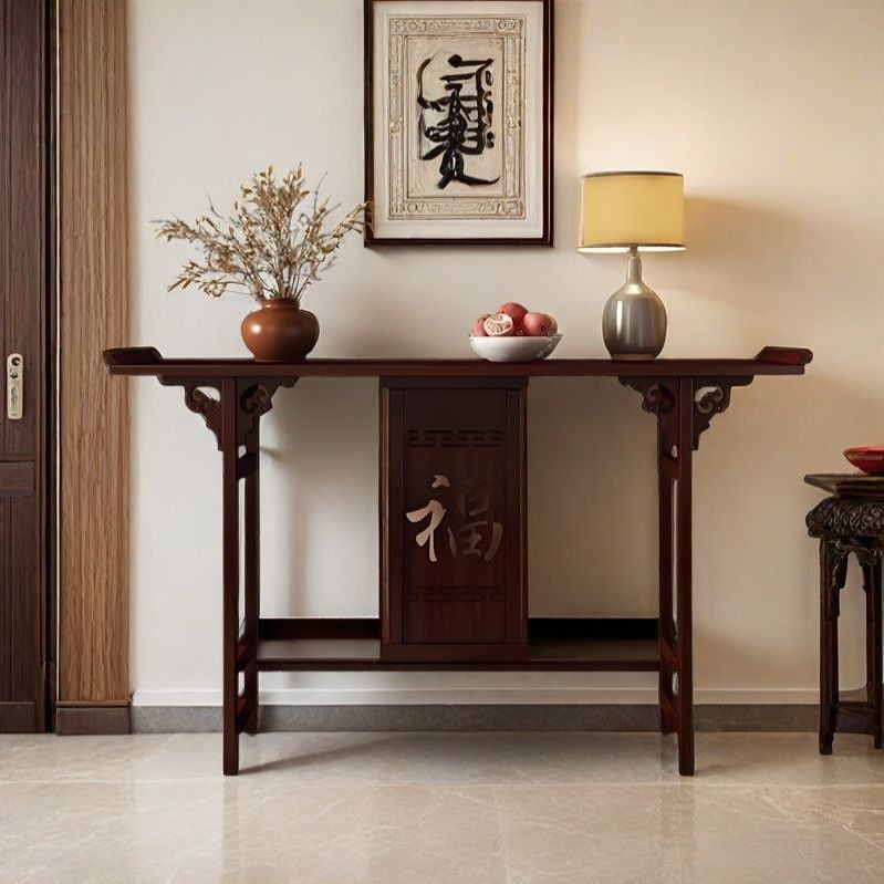 Porch table against the wall offering table Ancient style table table ...