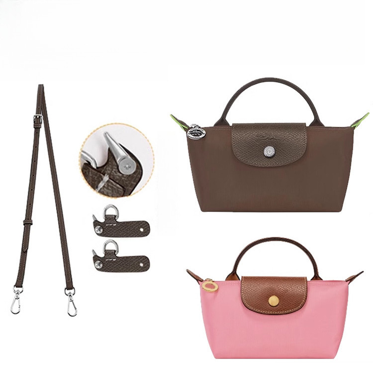 Tali belakang beg sesuai untuk beg mini Longchamp. Tali bahu panjang ...