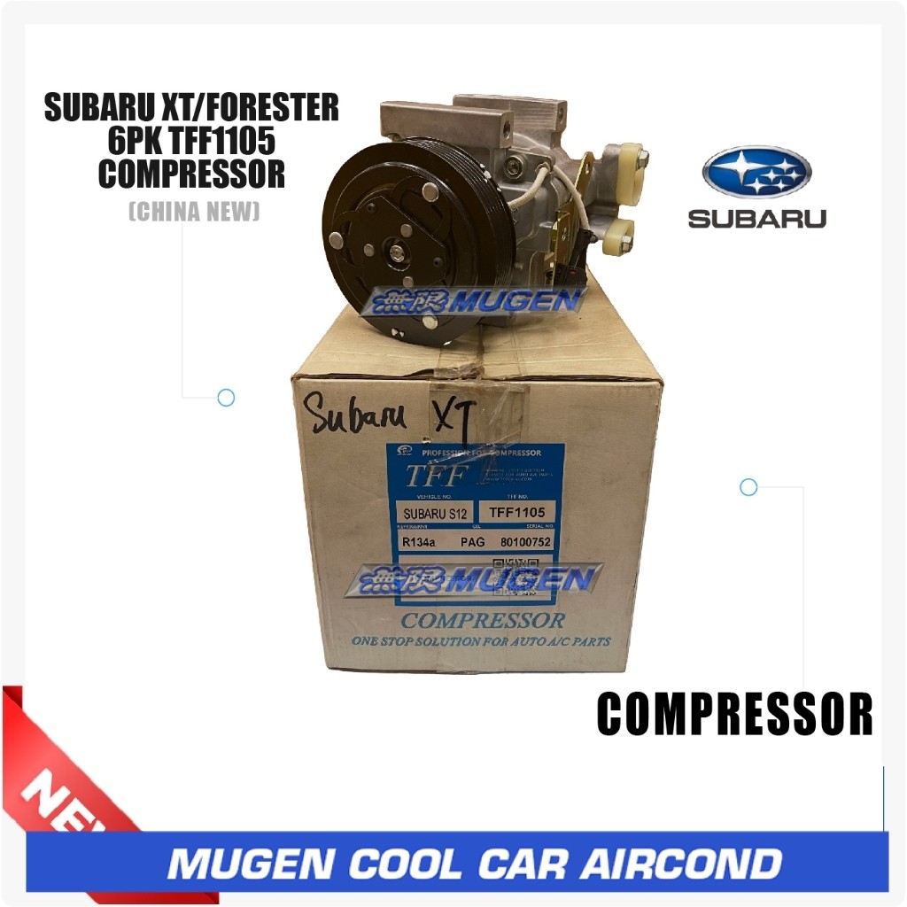 MGC TFF NEW SUBARU XT/ FORESTER 6PK COMPRESSOR TFF1105 | Shopee Malaysia