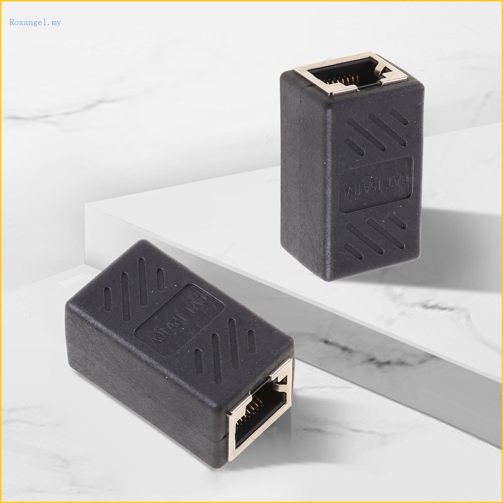 ROX Lan RJ45 Cable Coupler Line Extender Adapter Net Couple Connector ...