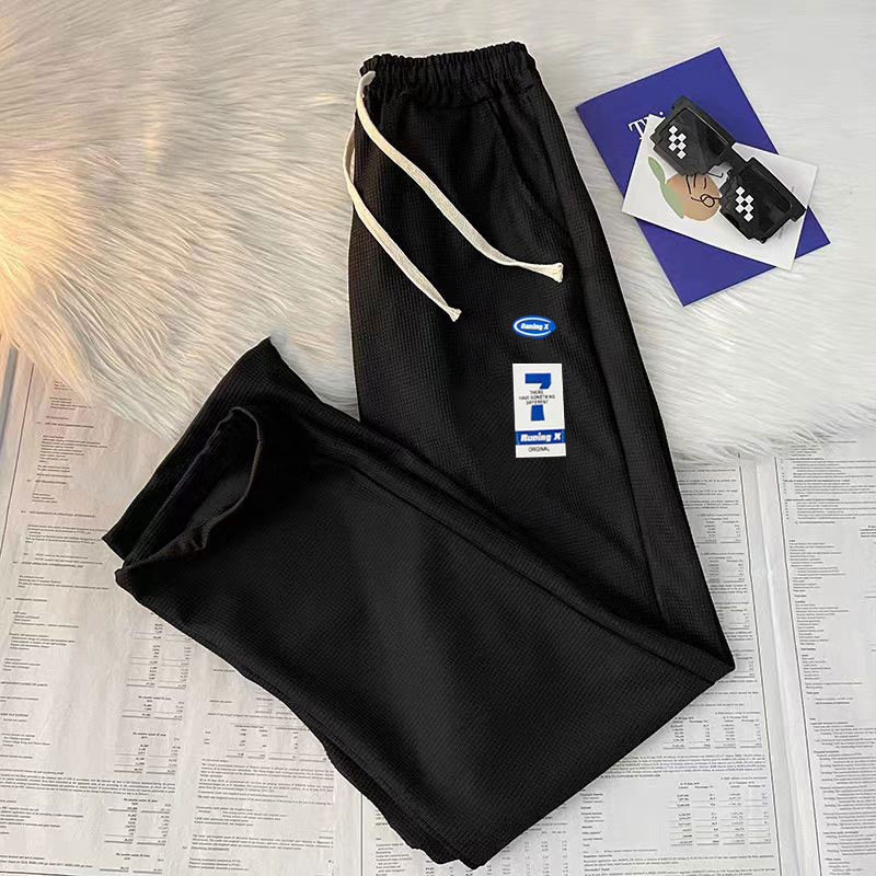 Seluar Panjang Unisex Pepejal Seluar Kaki Lurus Seluar Lelaki Loose ...