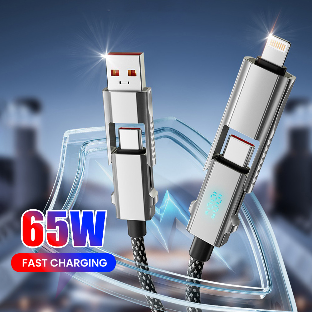 Twitch 4 in 1 Multi-functional Digital Displaying USB/Type C to Type C ...