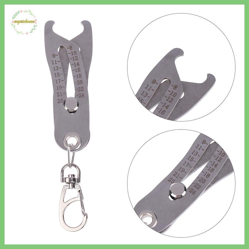 EPMN> Precise Thread Size Checker Keychain Portable Caliper Gauge ...