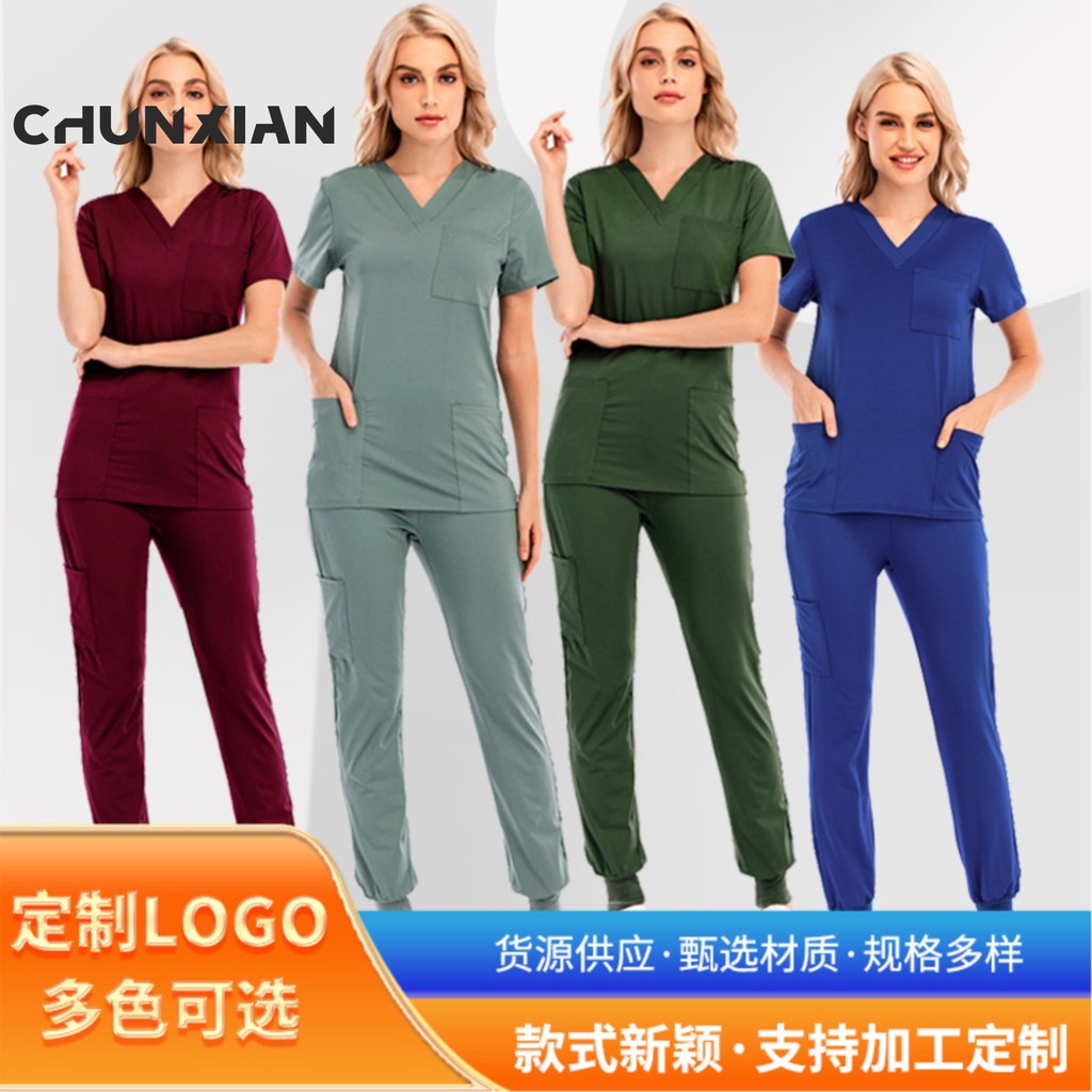 Dental Clothes happi nurse uniform surgical scrub suit Womens Scrubs ...