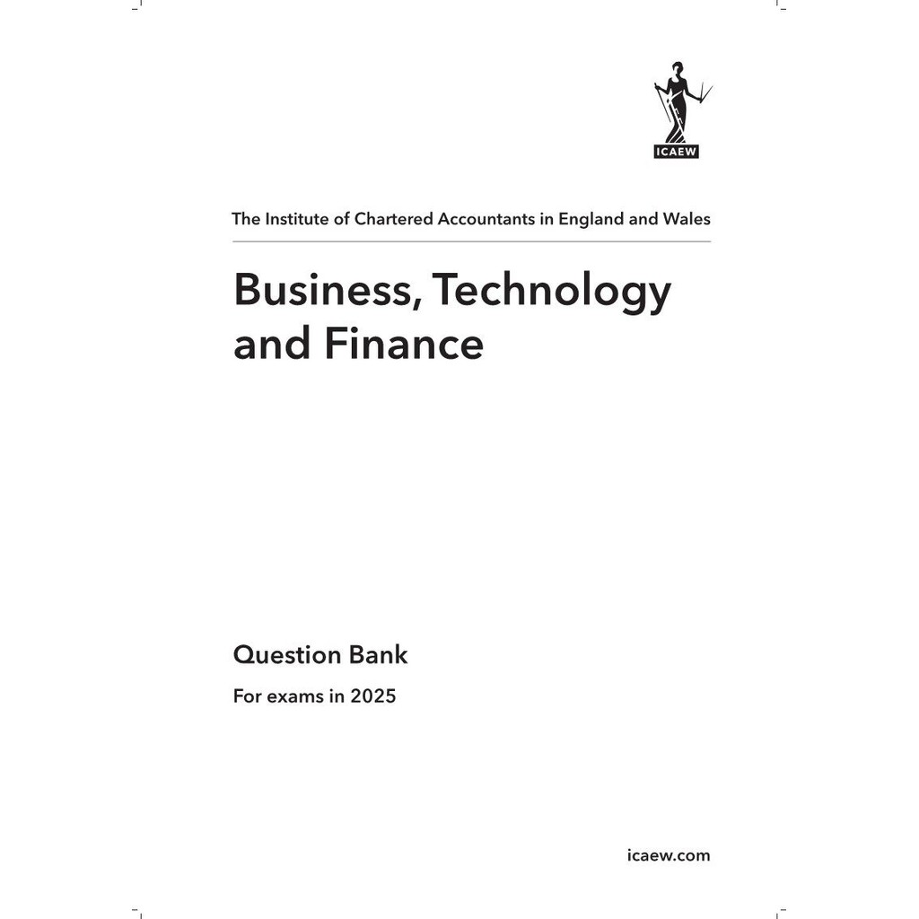 2025 ICAEW WORKBOOK & QUESTION BANK | Shopee Malaysia