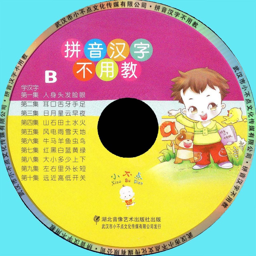 Elementary School Students Learn Pinyin Literacy Chinese Characters DVD ...