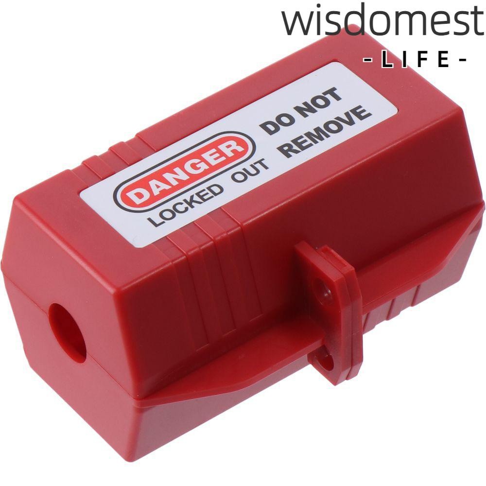WISDOMEST1 Plug Lock for Lockout Tagout, Red Industrial Grade Large ...