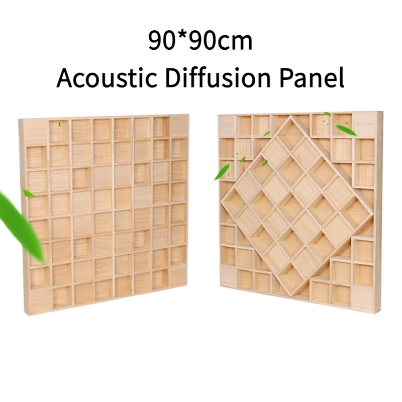 Acoustic Panel Soundproof 90x90cm diffusion panel recording studio ...